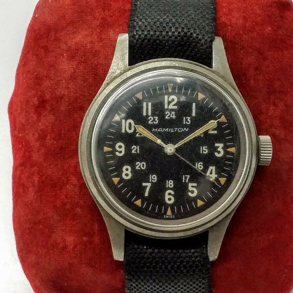 1960's Rare Vintage Hamilton Military A.D.D.F (Abu Dhabi Defence Force ...
