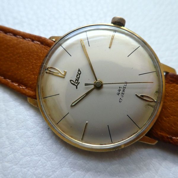 Wow! Beautiful Very rare Vintage German LACO Men's dress watch from ...