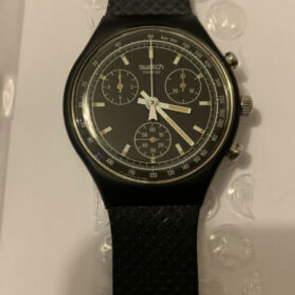 Swatch scb100 "Black Friday" NOS-developing patina | WatchCharts ...