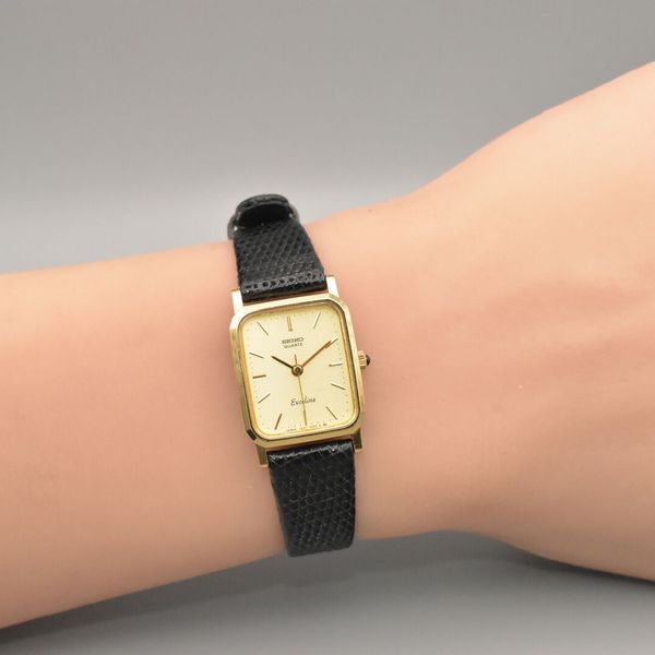 [Near MINT] Seiko Exceline 1221-5720 Gold Square Quartz Men's Watch From JAPAN | WatchCharts ...