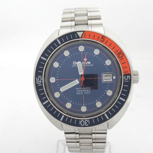 Bulova Devil Diver Watch 96B321 Automatic Winding [Pawn Shop] [Pawn ...