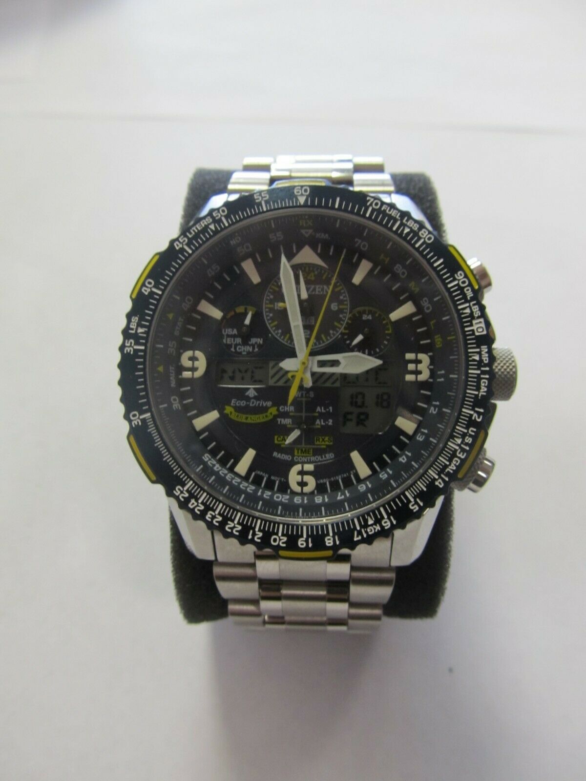 Citizen Eco-Drive Promaster Skyhawk A-T Blue Angels Men's Watch ...