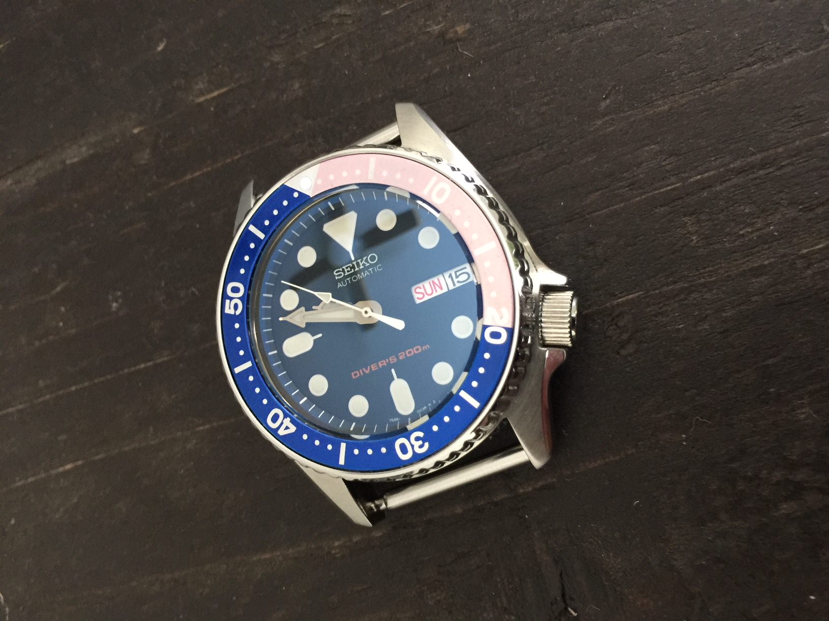 [WTS] Seiko SKX013- faded bezel, Blue AR Sapphire crystal, extra bezel ...