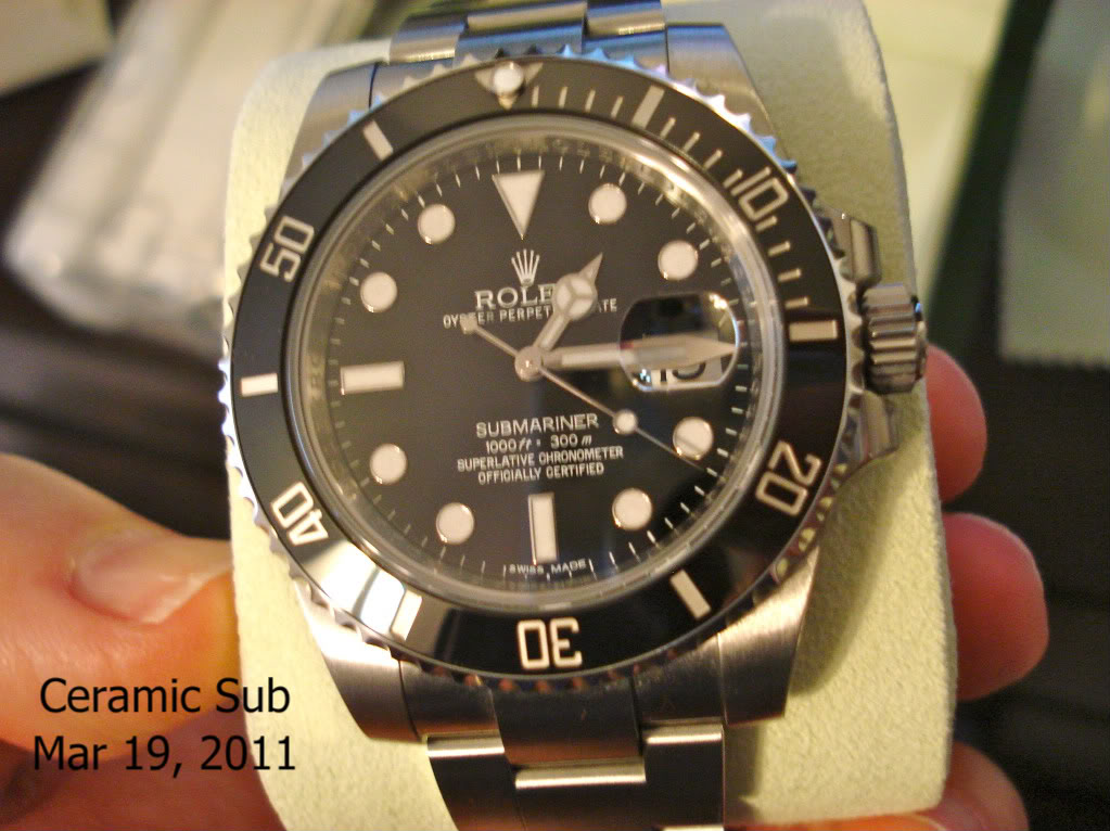 FS: LNIB Rolex Ceramic Submariner (Model #116610) 100% Perfect ...