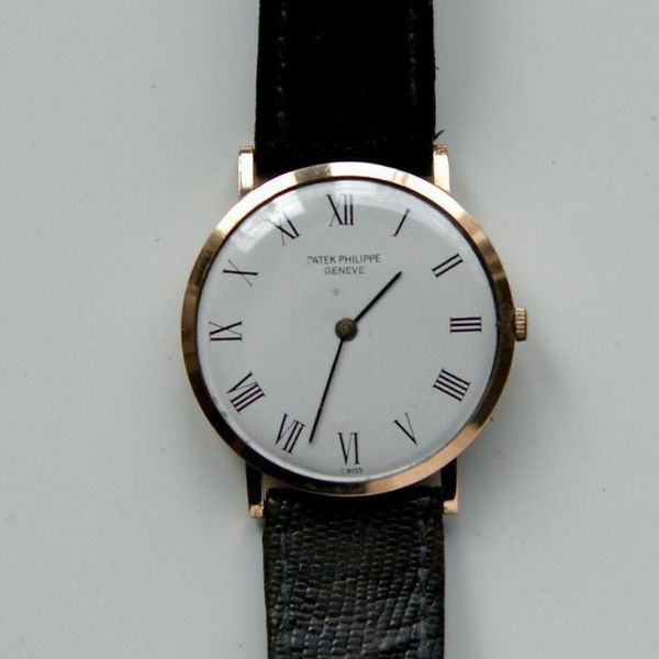 Patek Philippe Calatrava 18k 750 ROSE GOLD CAL. 175 Ultra Thin Running ...