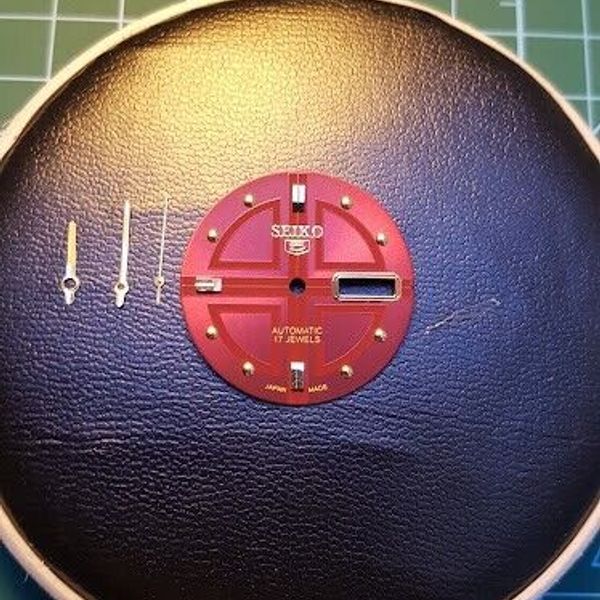 seiko 5 funky watch dial and hands | WatchCharts Marketplace