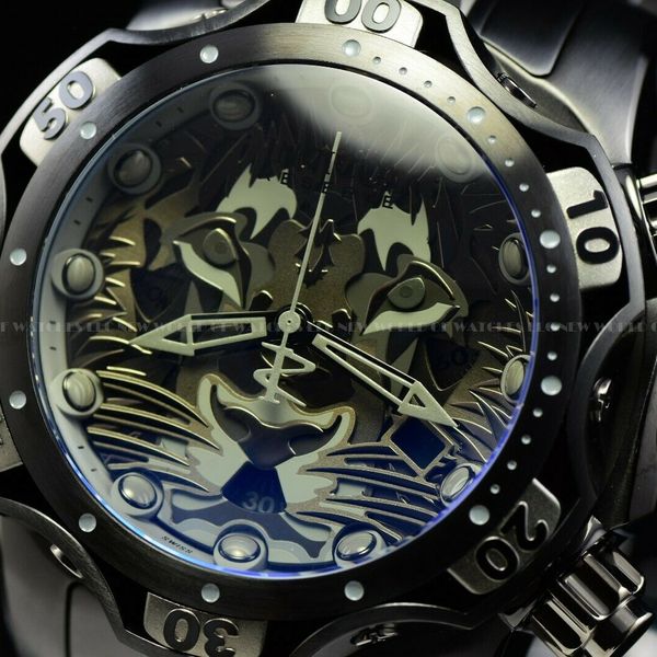 Invicta 53mm Reserve Venom Lion Face "ASLAN of NARNIA" TT Gunmetal ...