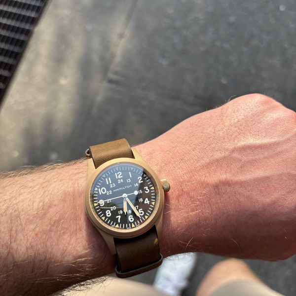 Hamilton Bronze Khaki Mechanical 38mm | WatchCharts Marketplace