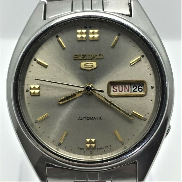 VINTAGE SEIKO 5 AUTOMATIC 6309-8840A6 MEN'S WATCH | WatchCharts