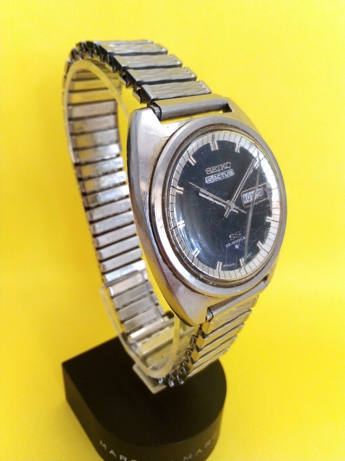 Vintage Seiko 5 ACTUS SS 6106-8690T Automatic 23 Jewel SS Wristwatch ...
