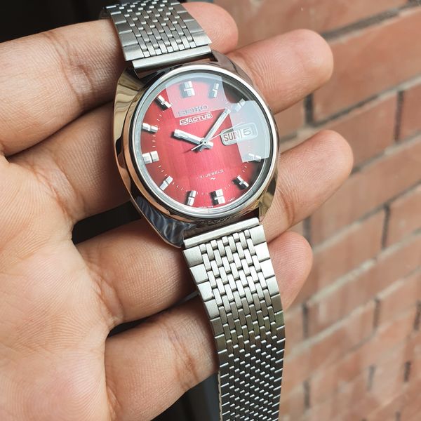 [$399 USD] FS: Seiko Maroon Red 1974 Seiko Actus SERVICED Stunning JDM ...