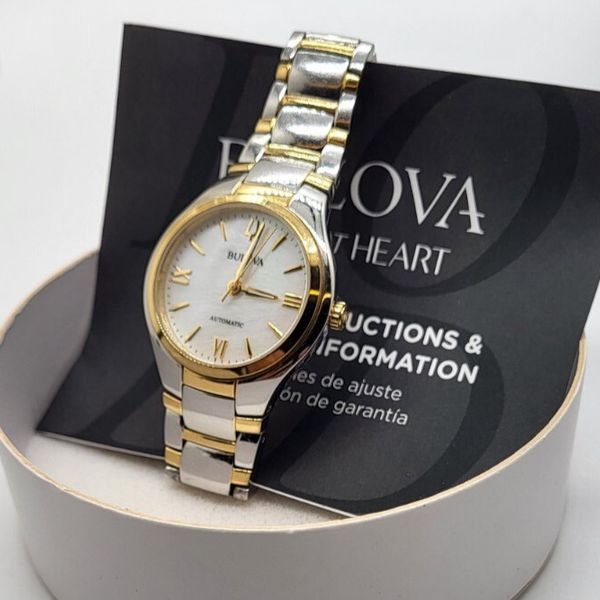 Bulova Classic Stainless Steel Automatic Ladies Watch - 98L297 ...