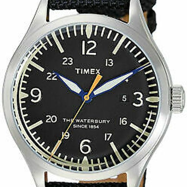 Timex Men's TW2R38500 Waterbury 41mm Gray Dial Fabric Watch ...