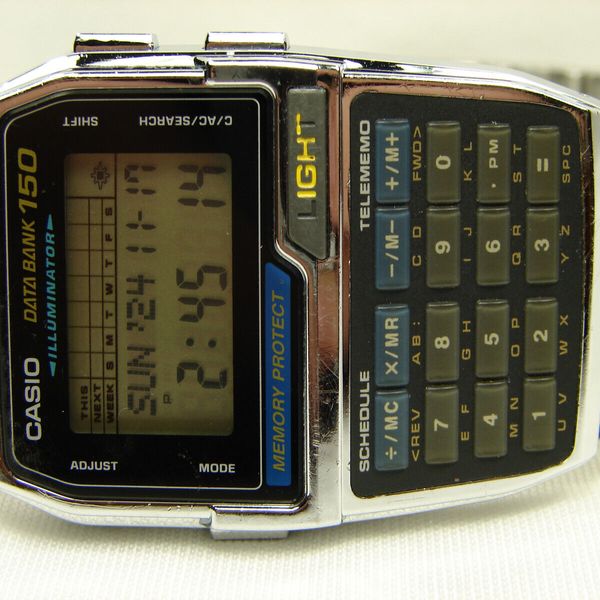 CASIO Data Bank 150 DCB-1500 Iluminator Digital Watch | WatchCharts ...