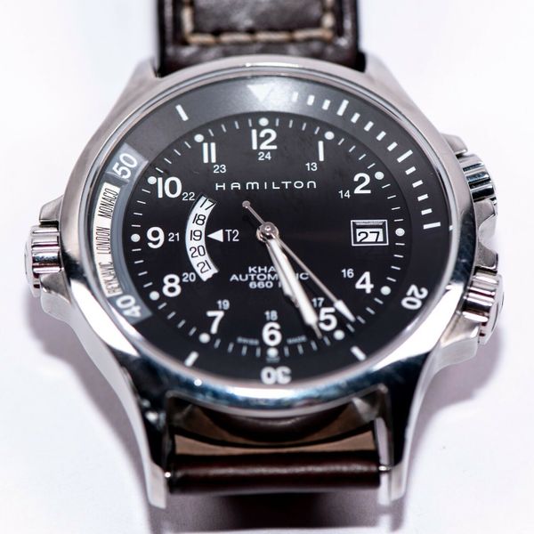 HAMILTON Khaki Diver's Automatic Watch ref: H776151 with box & manual ...
