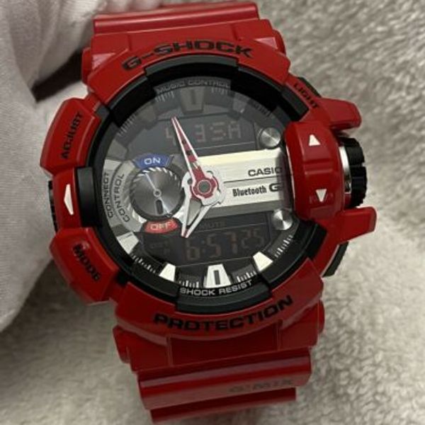 *New* Casio G-Shock GBA-400-4A Red Radio Bluetooth 5413 Mod G’Mix GA ...