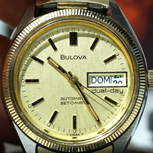 Bulova Presidential Set O Matic Automatic N7 men's watch Two tone ...