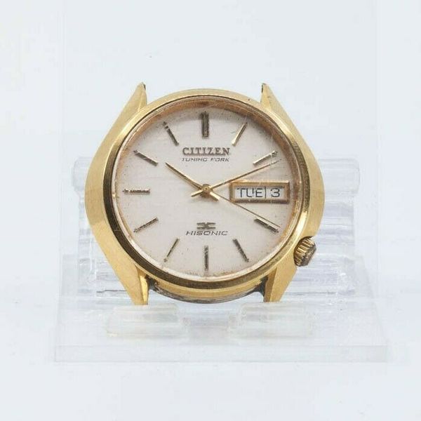 Vintage CITIZEN HISONIC 3701-370066Y TUNING FORK FOR PARTS/REPAIR WATCH ...