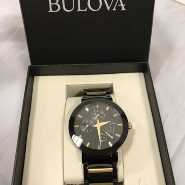 Bulova Men's FUTURO Two-Tone Stainless Steel Watch - 98C124 MSRP: $450 ...