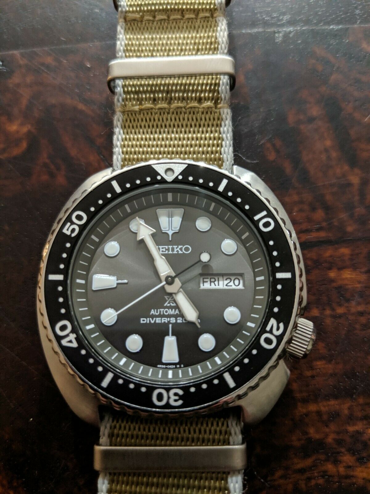 SRPC23 SEIKO Prospex Turtle Automatic 200m Diver Grey Dial | WatchCharts