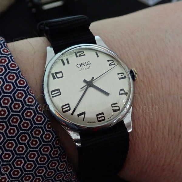 Fully working vintage Swiss watch ORIS Junior 3j SERVICED KIF 712 ...