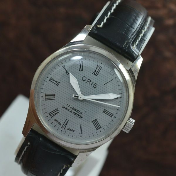 Vintage Oris Hand Wind ST 96- 17 Jewels Men's Wrist Watch | WatchCharts ...