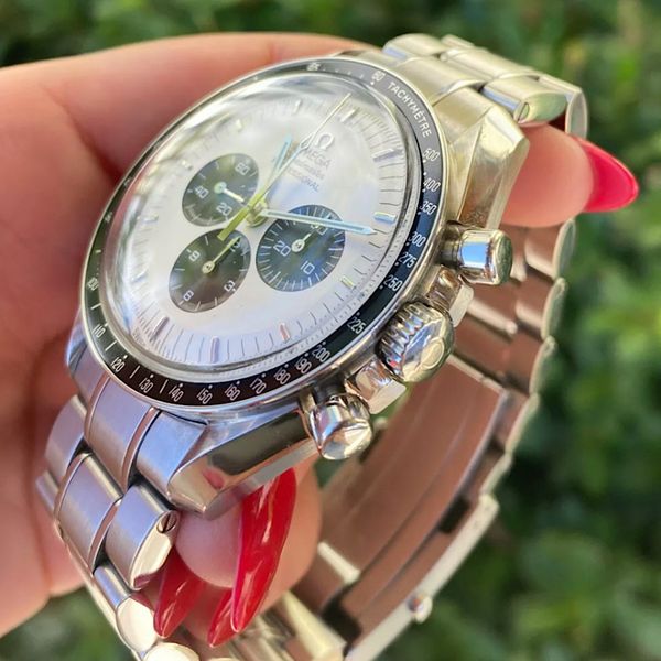 RARE Omega Speedmaster Professional Moon Mitsukoshi Panda Face ORIGINAL ...