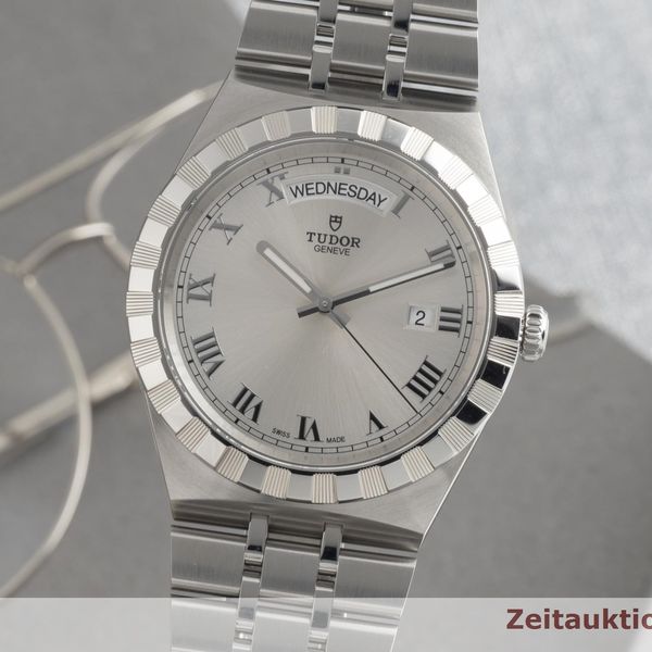 Tudor Royal 41 Automatic Stainless Steel Men's Watch Ref. 28600 Box ...