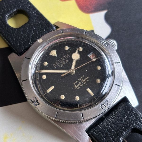 Ardath Denis Diver 1960's Vintage Skin Diver | WatchCharts Marketplace