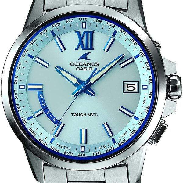 Casio Oceanus Classic OCW-T150-2AJF Titanium Solar Radio Men Watch Made Japan | WatchCharts ...