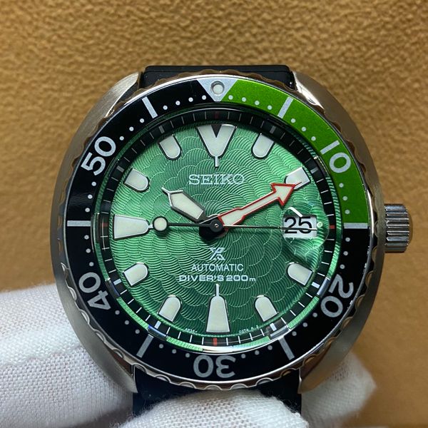 Seiko Prospex Zimbe 10 Green mini turtle SRPD17 SRPD17K1 | WatchCharts ...