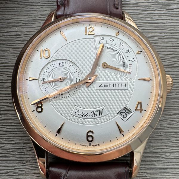[WTS] 18k Gold Zenith Elite Reserve De Marche (Full Set) | WatchCharts ...