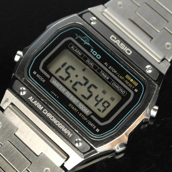 VINTAGE CASIO WS-710 MARLIN MODULE {145} 1981 Men's Watch Original ...