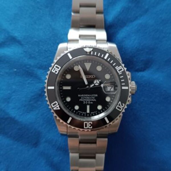 Seiko Sub Mod Prospex Marine Master NH35 | WatchCharts Marketplace