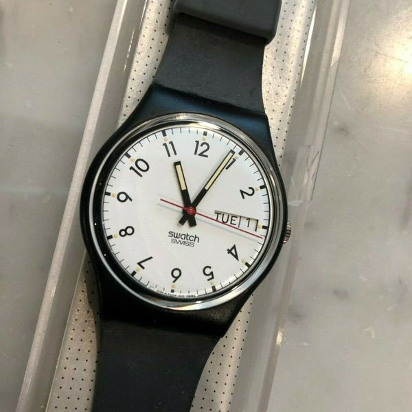 Vintage 1987 Swatch Classic Two GB 709 - in original box with paperwork ...