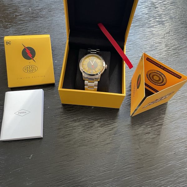 The Flash Fossil LIMITED EDITION Only 990 pcs - Stainless Steel Watch ...