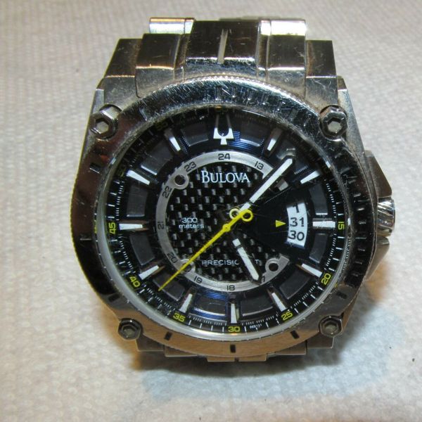 Bulova Precisionist C877657 Wrist Watch Stainless Steel | WatchCharts ...