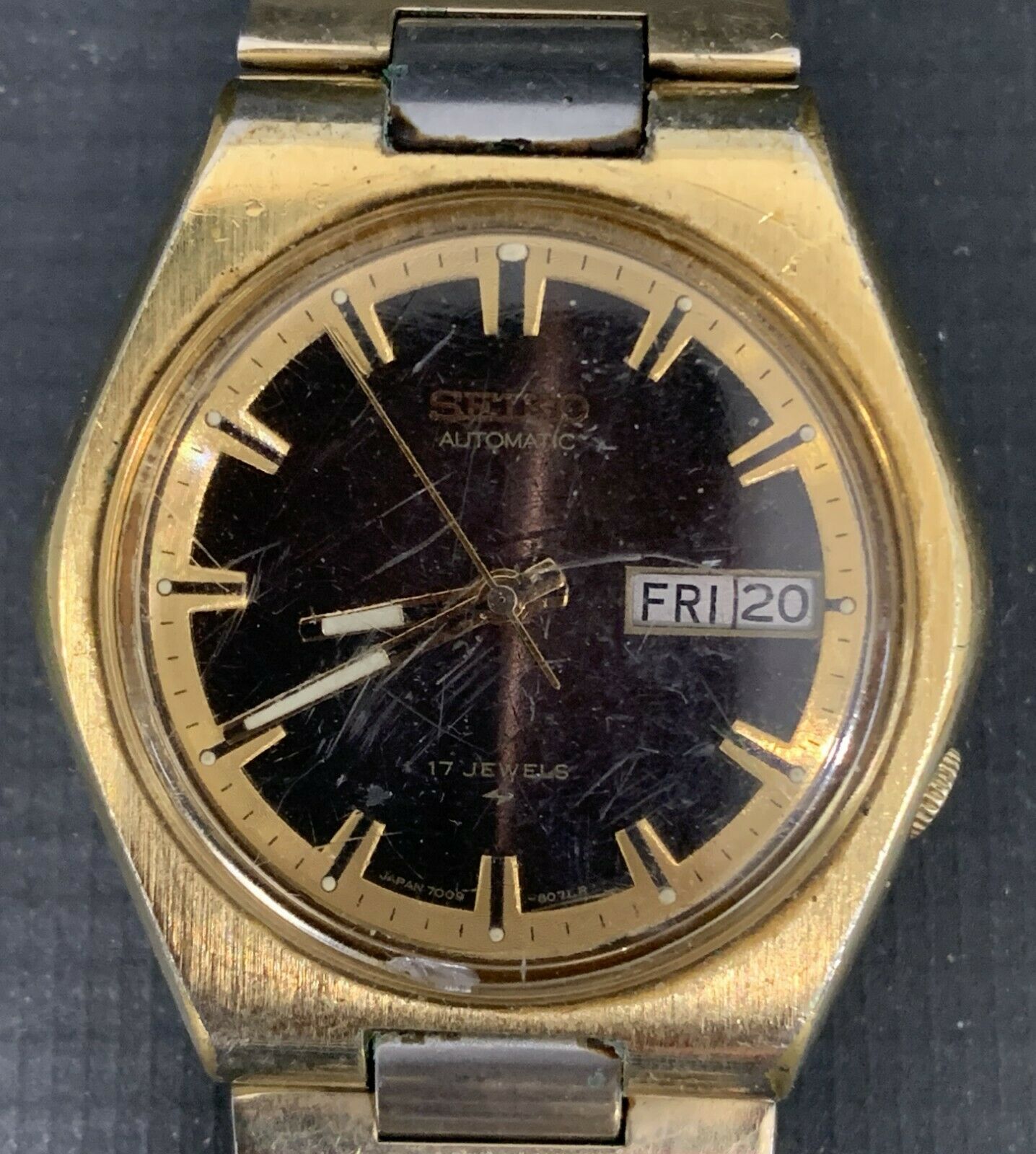 VINTAGE SEIKO 7009-8079 GOLD FILLED AUTOMATIC MEN'S WATCH | WatchCharts