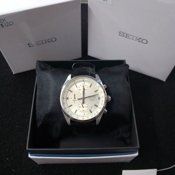 Seiko 8T67-OOLO Mens Chronograph watch - 1001 | WatchCharts