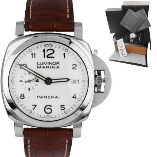 Panerai Luminor Marina Chronograph Automatic 42mm Steel Watch PAM 523 ...