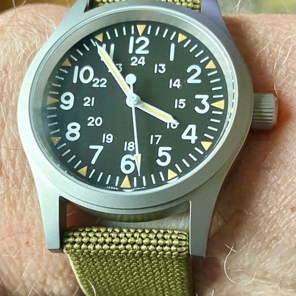FS: Miltado Ml05 Field Watch Homage To The Hamilton Khaki 2 Straps ...