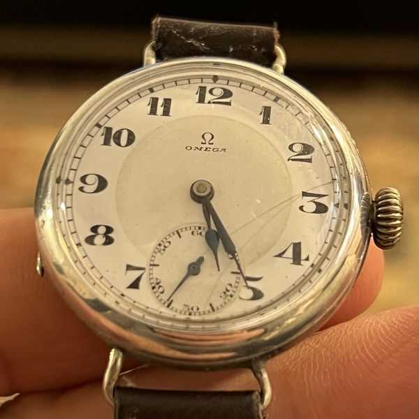 Rare Trench Watch OMEGA from 1915 All Original Triple Signed ...