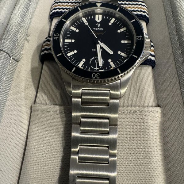 [WTS] Yema Navygraf Marine Nationale Quartz - Blue - $300 | WatchCharts ...