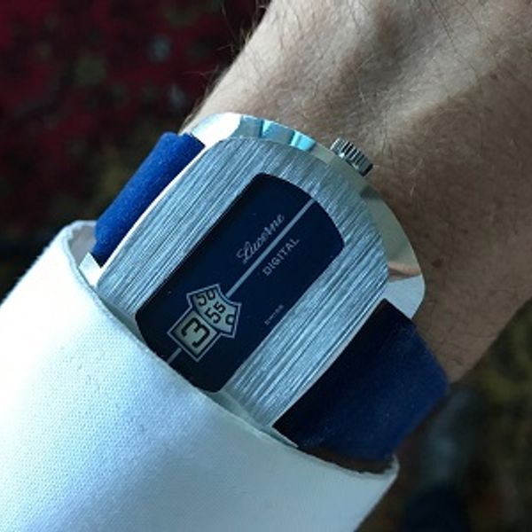 Lucerne Jump hour vintage watch - $75 | WatchCharts Marketplace
