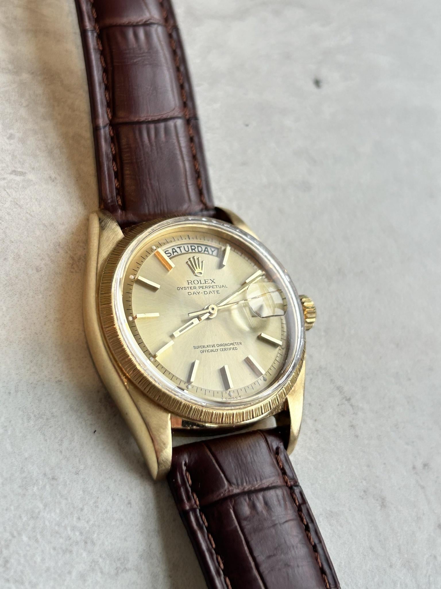 [WTS] Rolex BARK Day Date 1807, 36mm, 18k Yellow Gold, Circa 1973 ...