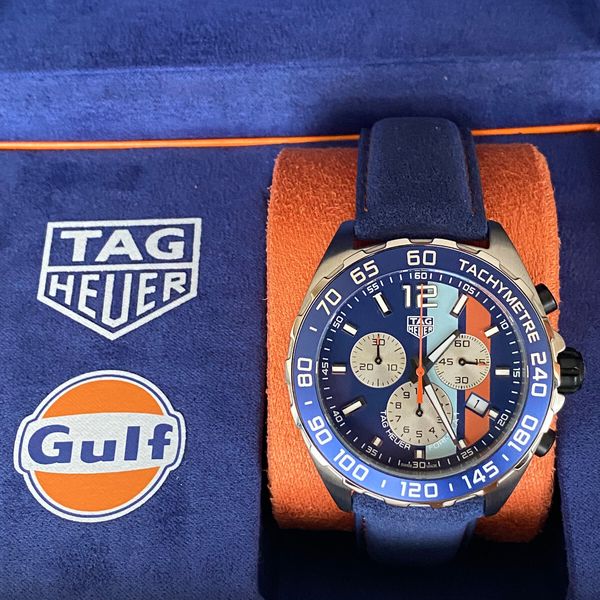 Wristwatch Tag Heuer 43 mm Gulf Watches Formula 1 CAZ101N.FC8243 ...