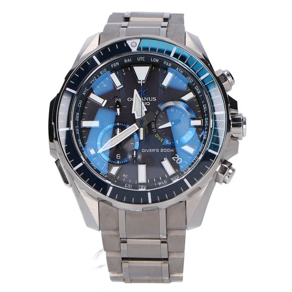 CASIO OCW-P2000-1AJF OCEANUS Diver's Tough Solar Powered Radio ...