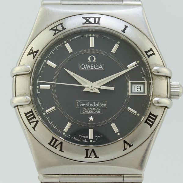 Omega constellation perpetual calendar quartz steel 59344358 ...