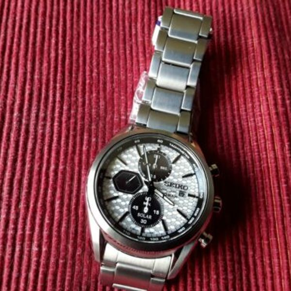Seiko Solar Macchina Sportiva Chronograph Men's Watch - SSC769P1 ...