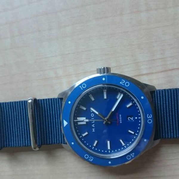 FS: Halios Tropik blue dial + Isofrane | WatchCharts Marketplace